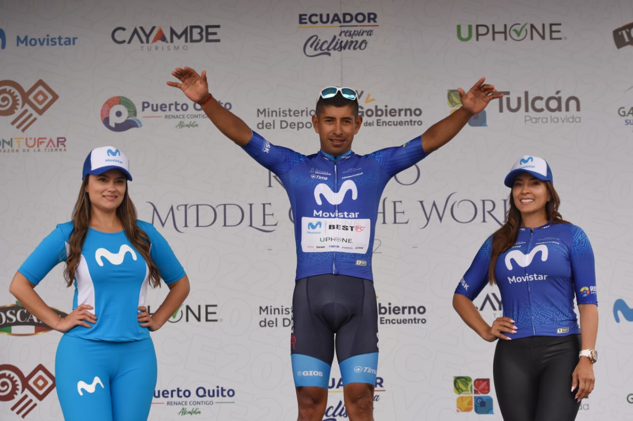 Caicedo, el más combativo de la Vuelta al Ecuador